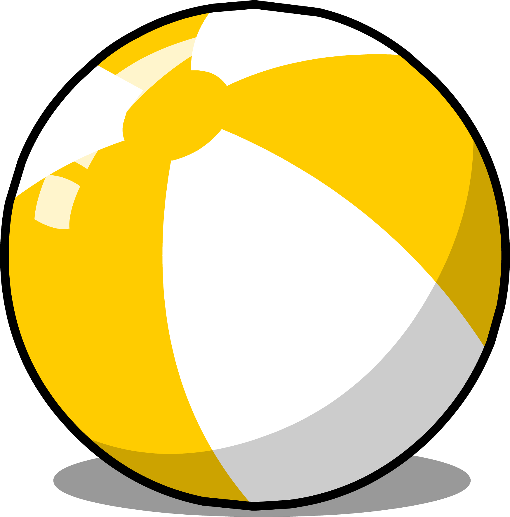 Beach Ball Sprite 004 - Ball Sprite Png (1747x1769), Png Download