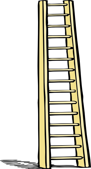 Ladder - Ladder Clipart Transparent Background (318x591), Png Download
