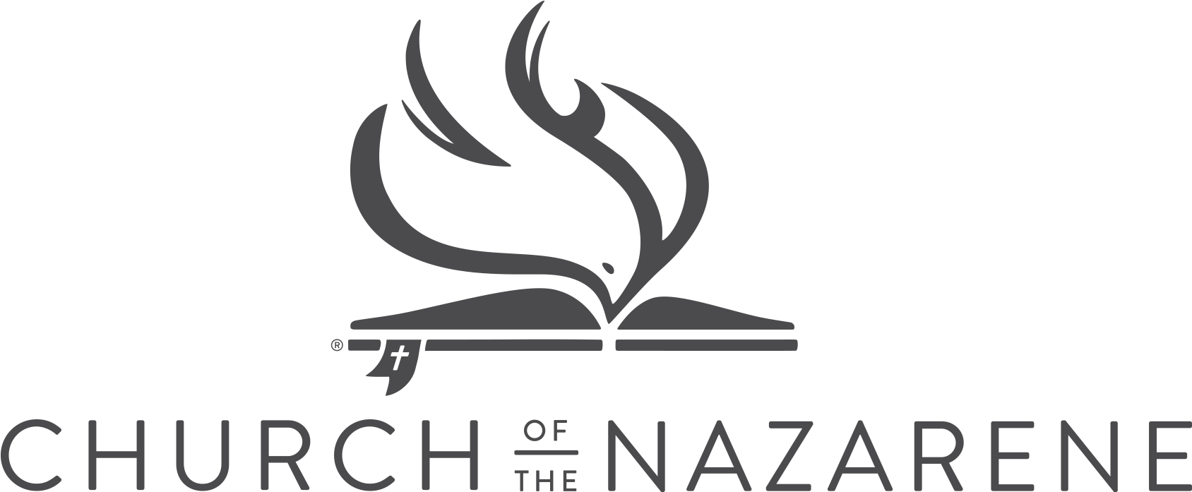 Nazarene Logo Wide Text - Church Of The Nazarene Logo (1725x750), Png ...