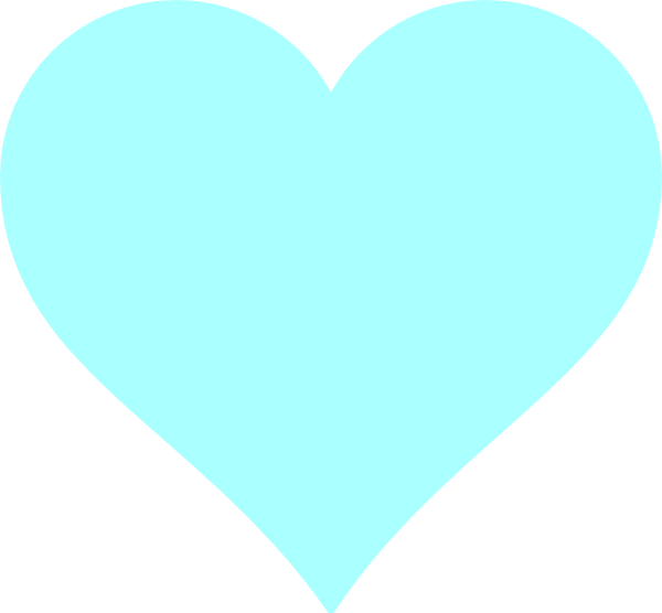 Blue Heart Svg Clip Arts 600 X 556 Px (600x556), Png Download