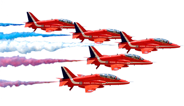 Download Red Arrows Royal Air Force Transparent Image - Red Arrows ...