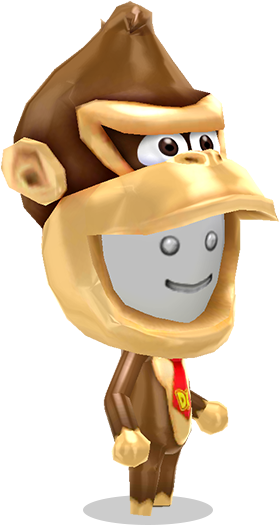 Donkey Kong Miitopia (372x574), Png Download