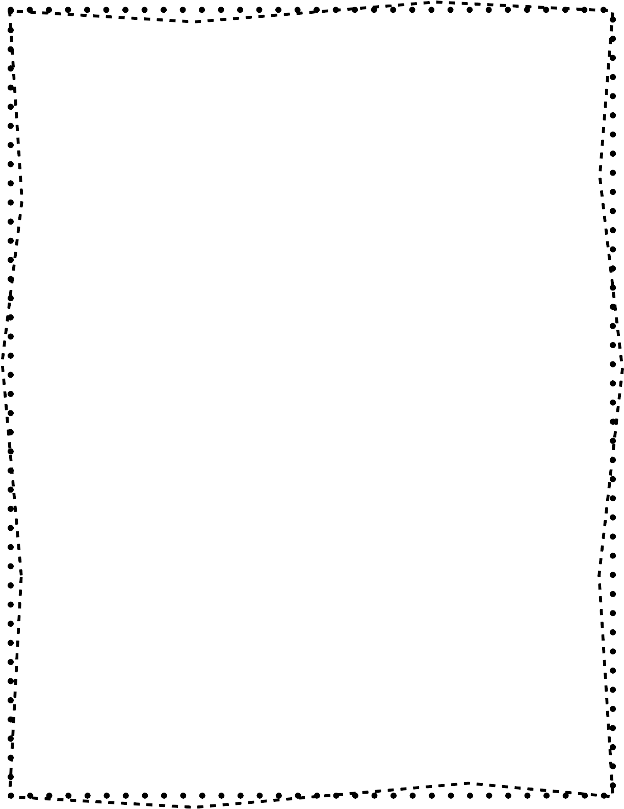 Download Doodle Frames Png Download - Border Black & White ...