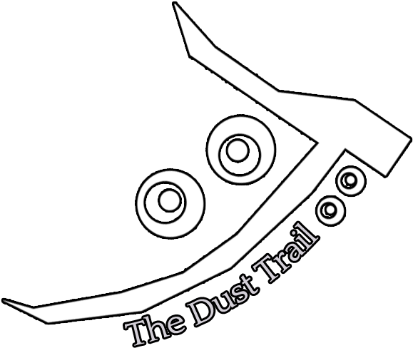 The Dust Trail - Line Art (900x500), Png Download
