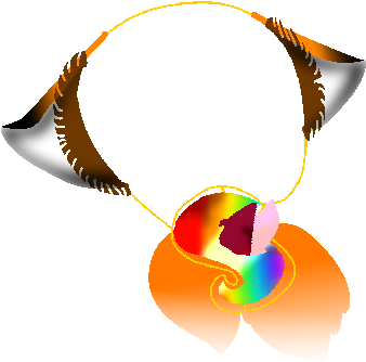 Were-fox Pendy Sad Icon New - Graphic Design (640x400), Png Download