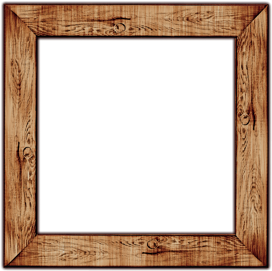Rustic Wood Frame Transparent - Miror (620x618), Png Download