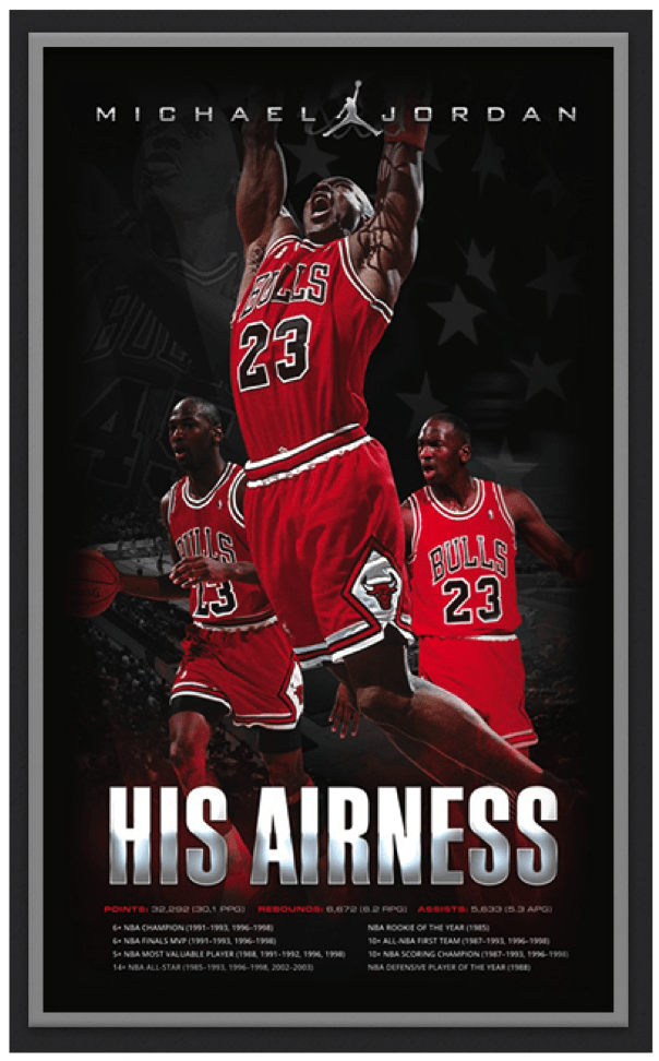 Michael Jordan Nba His Airness Print - Michael Jordan His Airness Nba ...