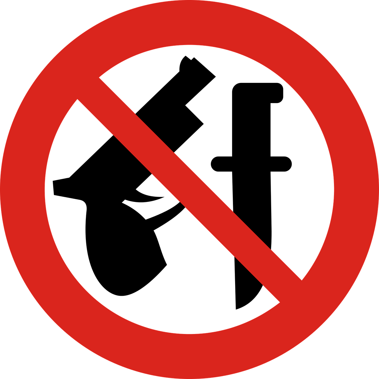 Download Sign,designation Of The,no Background,the Prohibition ...