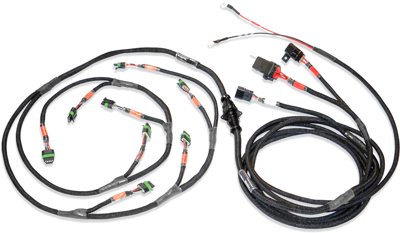 Pro600 V8 Smart Coil Harness - Wire (1400x1000), Png Download