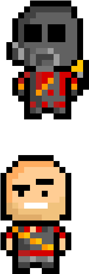 Download Pyro And Heavy - Green Lantern Pixel Art | Transparent PNG ...