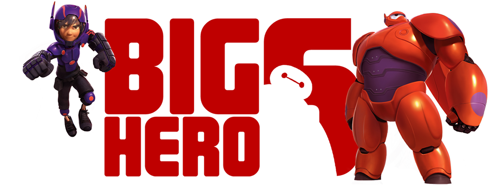 Big Hero 6 New Logo And Poster - Cardboard Cutouts: Disney's Big Hero 6 ...