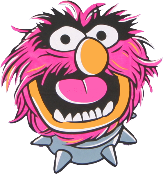 Animal Muppet - Animal The Muppets Head (576x617), Png Download