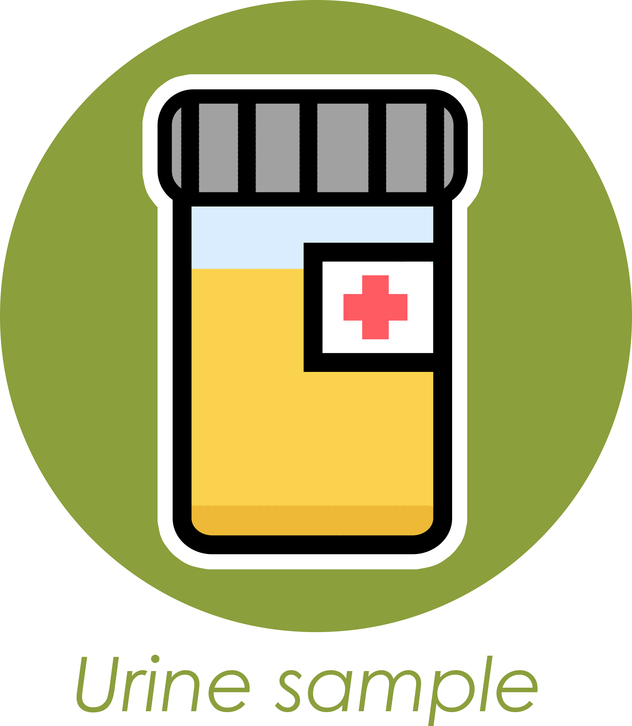 Urine-sample - Urine Sample Clip Art (2094x2405), Png Download