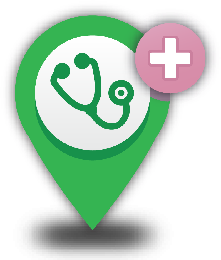 Header Icon Pin - Health Care (939x1126), Png Download