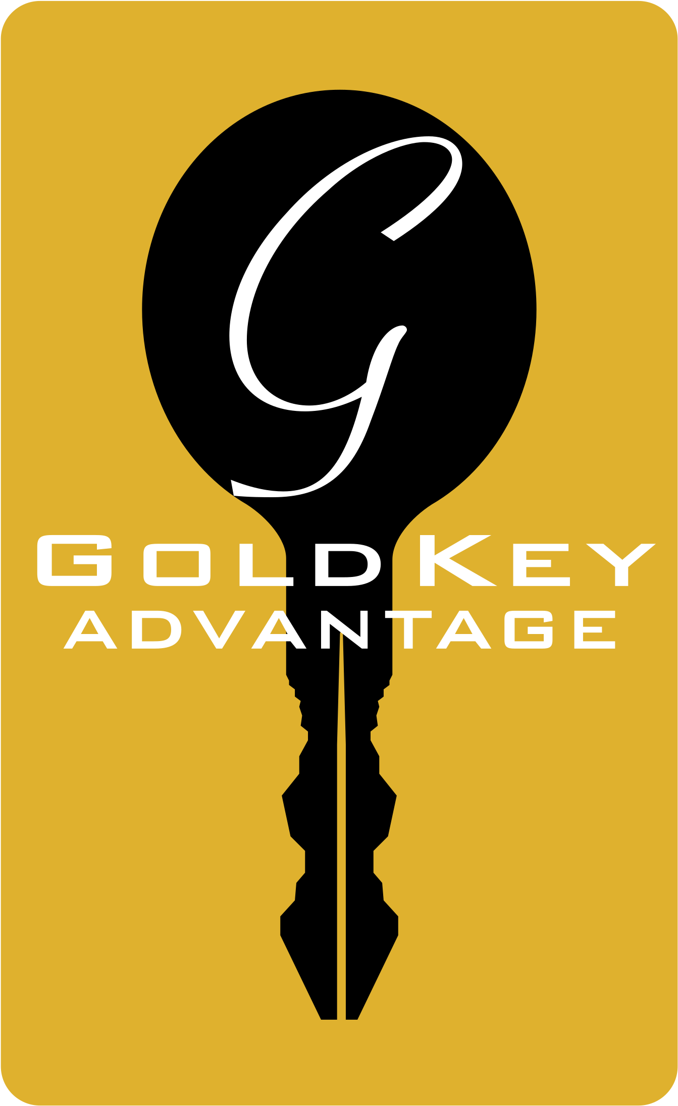 Gold Key Advantage Logo Png Transparent - Vector (2400x2400), Png Download