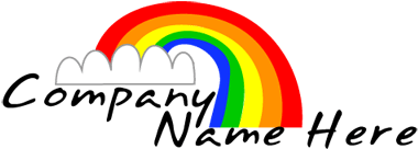 Rainbow Logo Design (400x400), Png Download