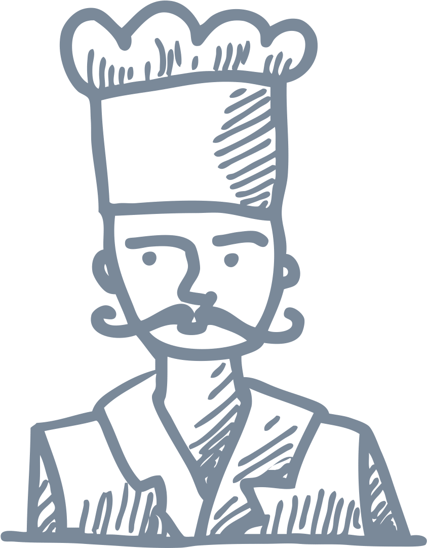 Download Chef Icon Blue - Illustration | Transparent PNG Download | SeekPNG