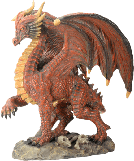 Red Dragon Bone Collector Statue - Ytc Summit 8053 Bone Collector ...