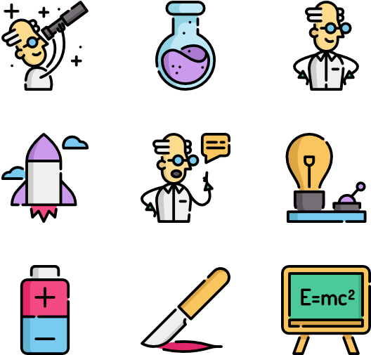 Download Mad Science - Happy Birthday Icon | Transparent PNG Download ...
