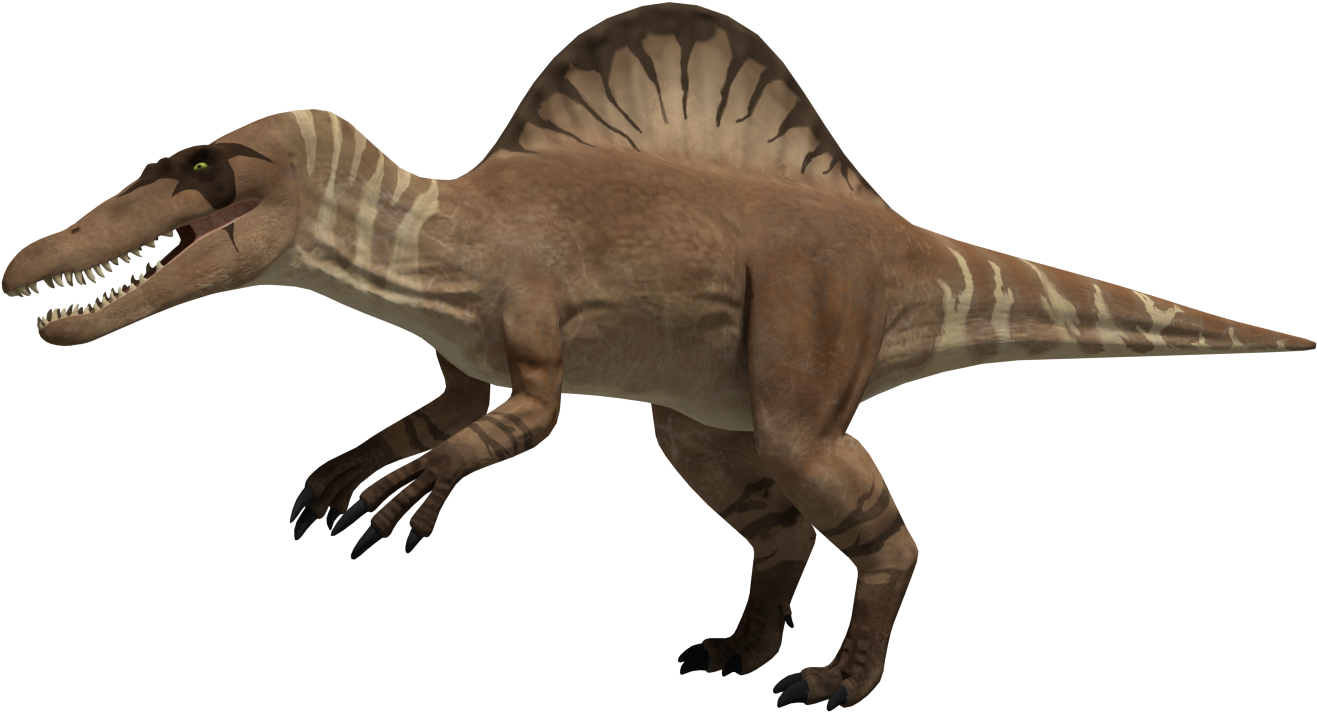 Download File - Spinosaurus - Dinosaur With Humps On Back | Transparent ...