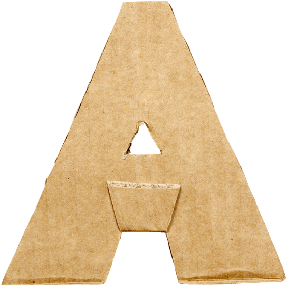 Download Cardboard Cut Font - Font | Transparent PNG Download | SeekPNG