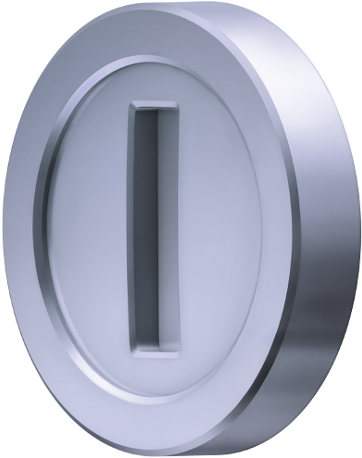 Silver Coin Yg99 - Silver Coin Game Png (391x479), Png Download