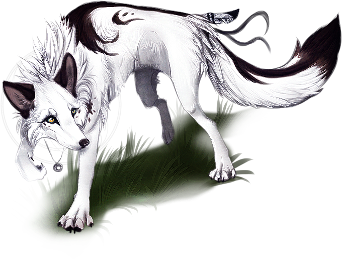 Download Drawn Werewolf Furred - Female Alpha Wolf Anime | Transparent ...