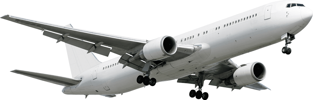 Airplane - Flight In Sky Png (1040x334), Png Download