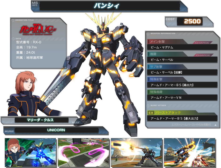 Exvsfb Banshee - Gottrlatan With Mega Beam Cannon (960x720), Png Download