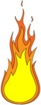 Drawn Flames Transparent - Mini Cartoon Fire (420x420), Png Download