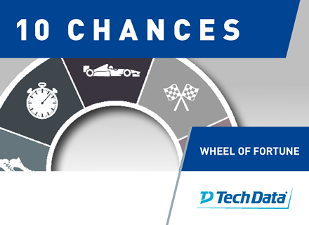 10 Chances De Wheel Of Fortune - Diagram (440x320), Png Download