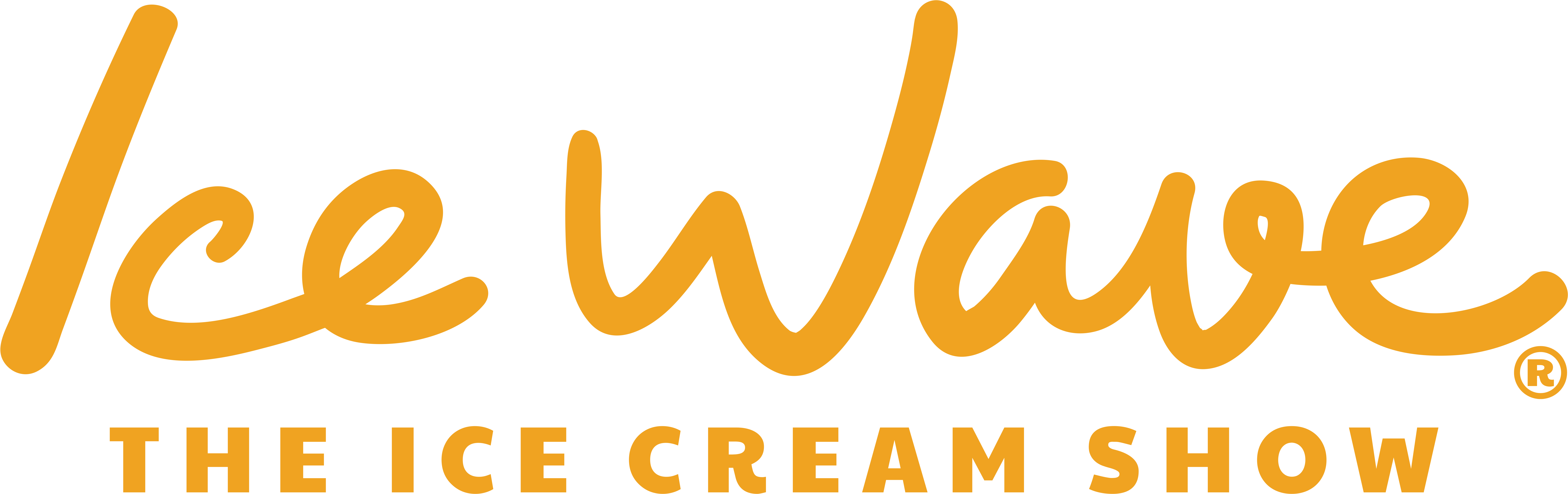 Ice Wave R - Ice Wave Logo (8950x3187), Png Download