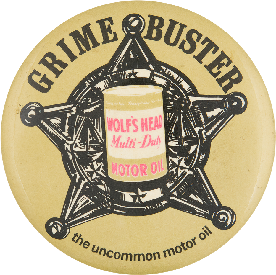 Wolf's Head Motor Oil Grime Buster - Emblem (1000x991), Png Download