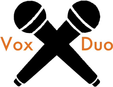 Two Crossed Microphones - Hand Holding Microphone Silhouette (460x460 ...