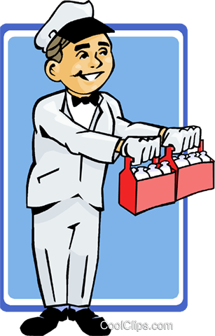 Milkman Royalty Free Vector Clip Art Illustration Vc009541 - Milk Man ...
