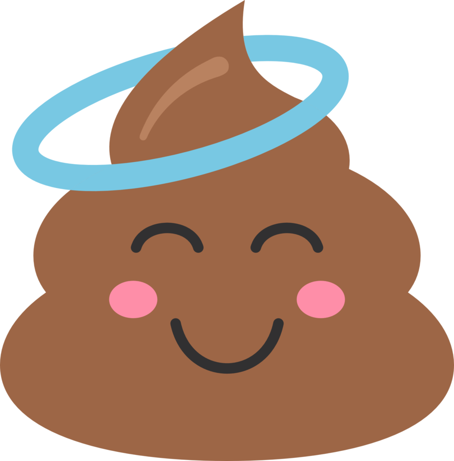 Angel Poop - Feces (886x900), Png Download