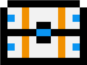 Loot Box - Prototype - Pixel Art (540x450), Png Download