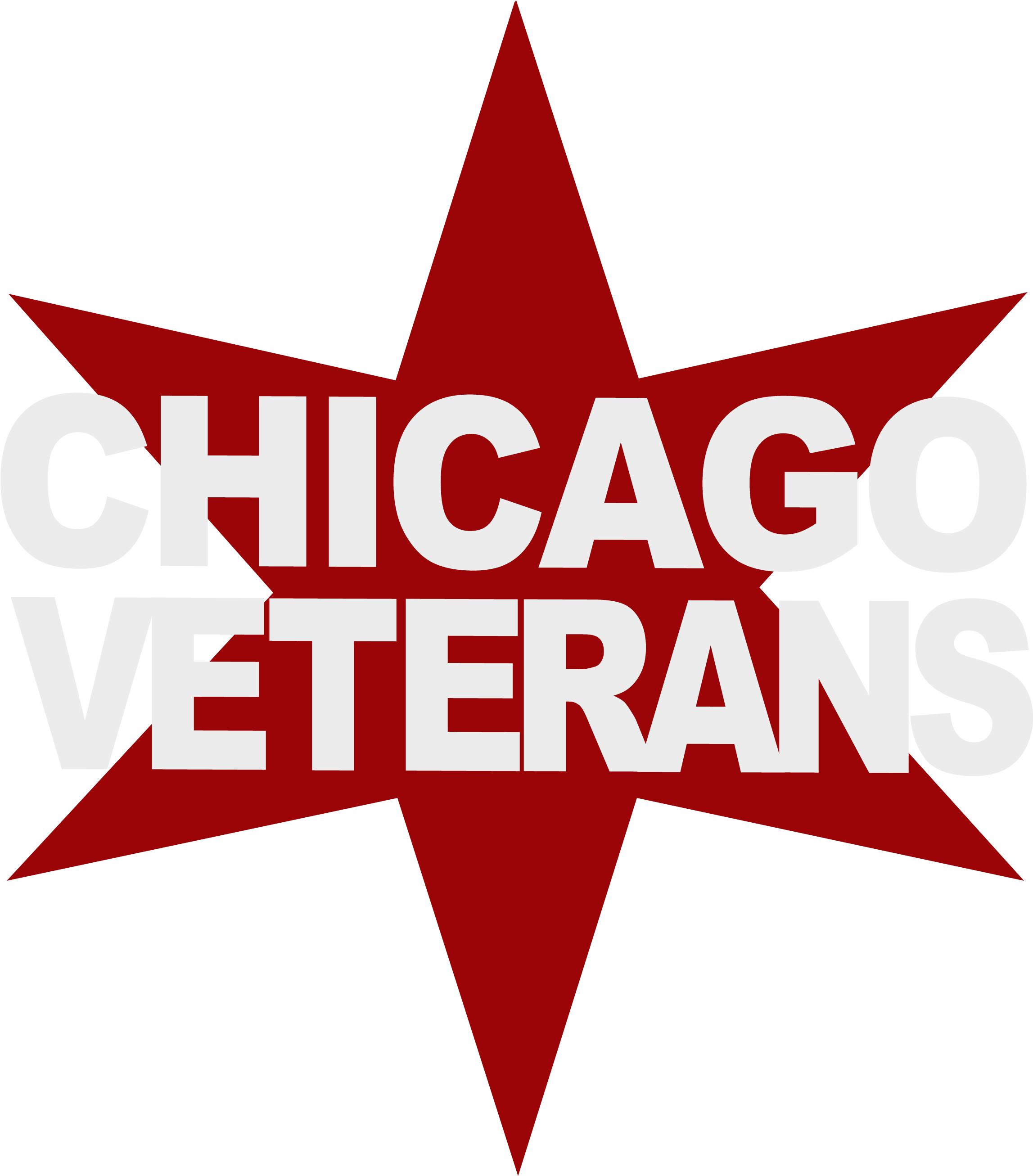 Chicago Veterans Star Logo White - Emblem (2700x2700), Png Download