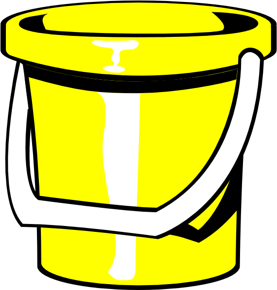 Bucket Clipart Water Bucket - Clip Art Bucket (600x588), Png Download