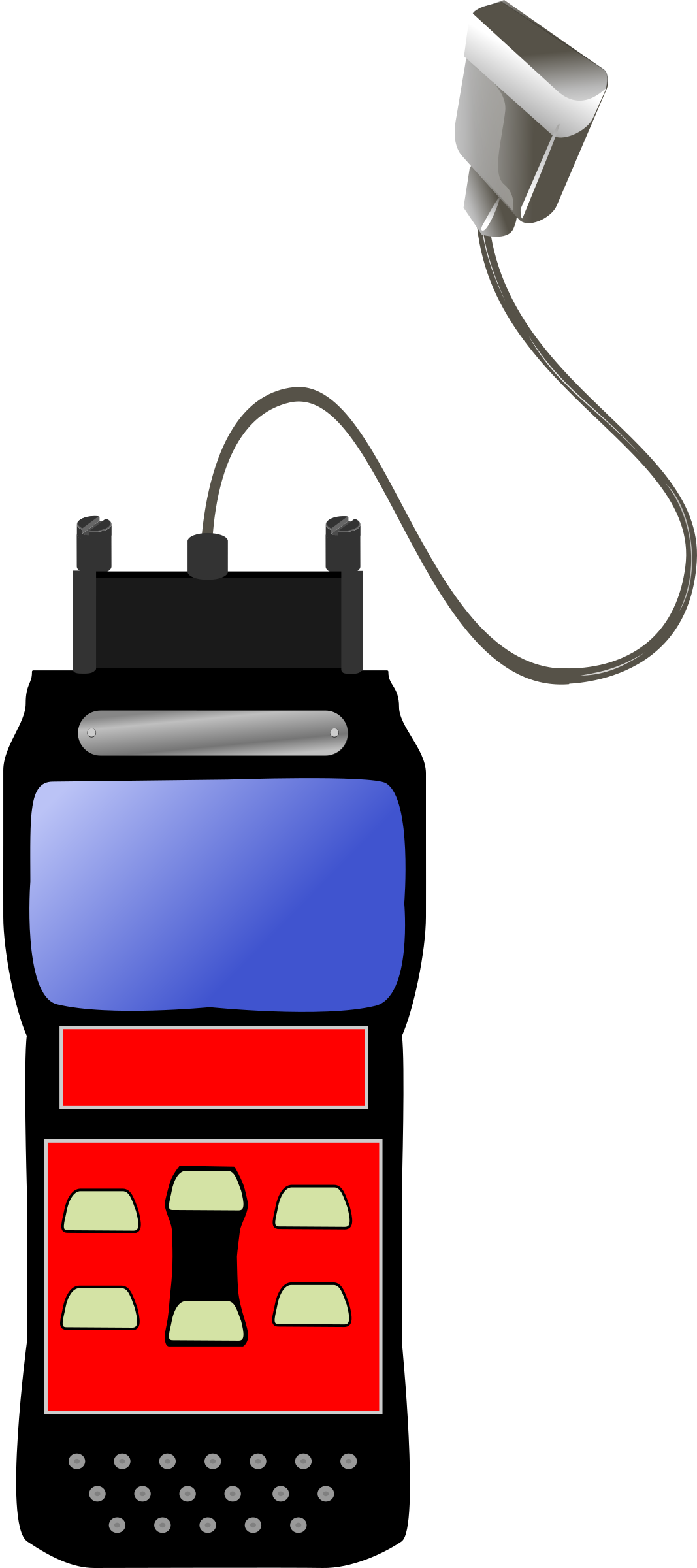 Scanner Clipart Cartoon - Auto Diagnostic Scanner Vector (1067x2400 ...