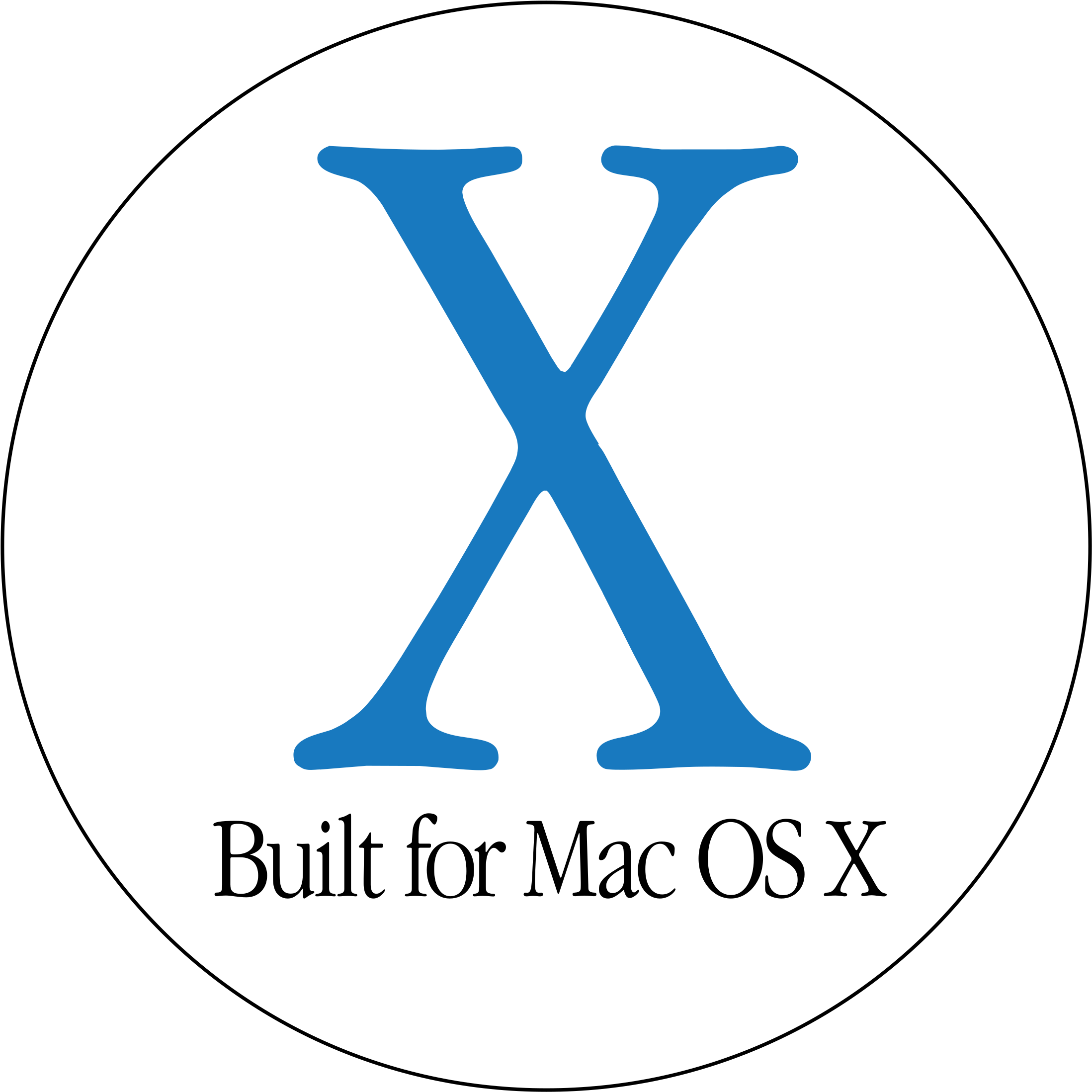 Built For Mac Os X Logo Png Transparent - St Xavier Men For Others ...