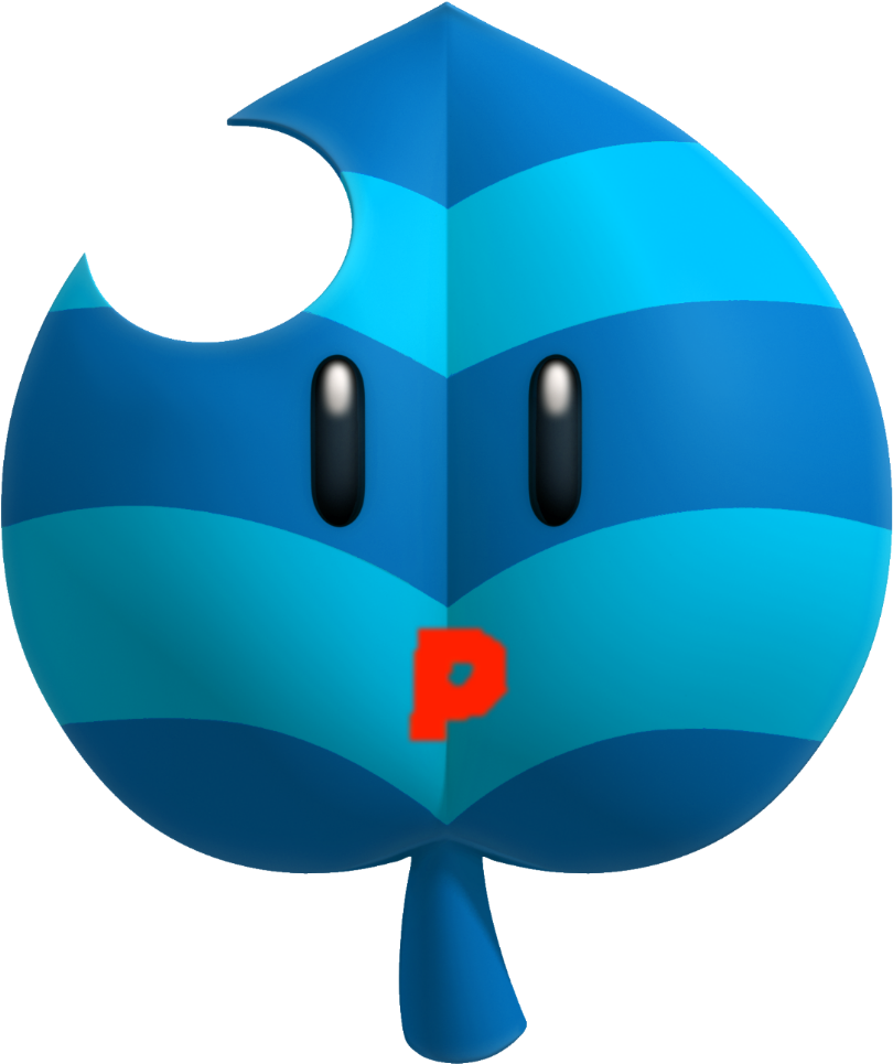 P-leaf - Super Mario Super Leaf (838x980), Png Download