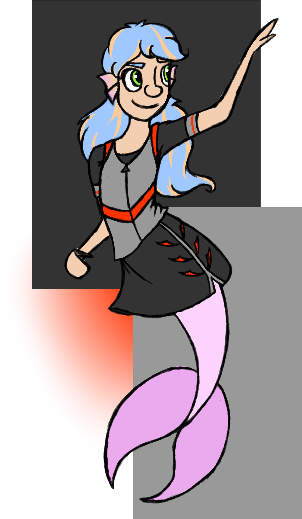 Round - Cartoon (1481x2478), Png Download