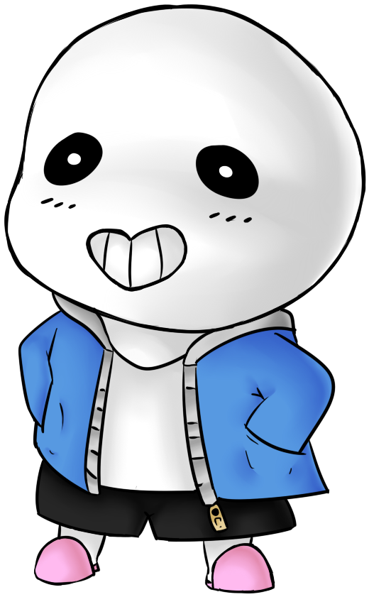 Little Sans - Cute Sans Drawings (655x961), Png Download