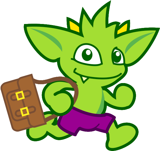 Gremlin Sacks Running - Running Gremlin (564x541), Png Download