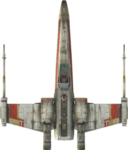 Download Tie Fighter Top View - X Wing Fighter Top View | Transparent ...