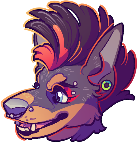 Rabid Twitch Icon - Cartoon (500x500), Png Download