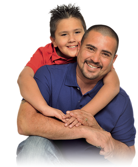 Dad And Kids Transparent Images - Father And Children Png (450x542 ...