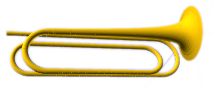 Bugle Shape, Thickness - Pipe (684x288), Png Download