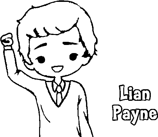 One Direction Chibi Coloring Pages